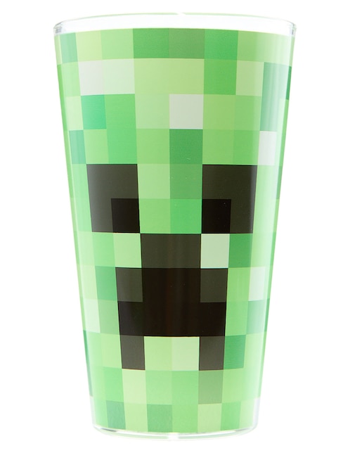 Vaso Minecraft Creeper de vidrio 1